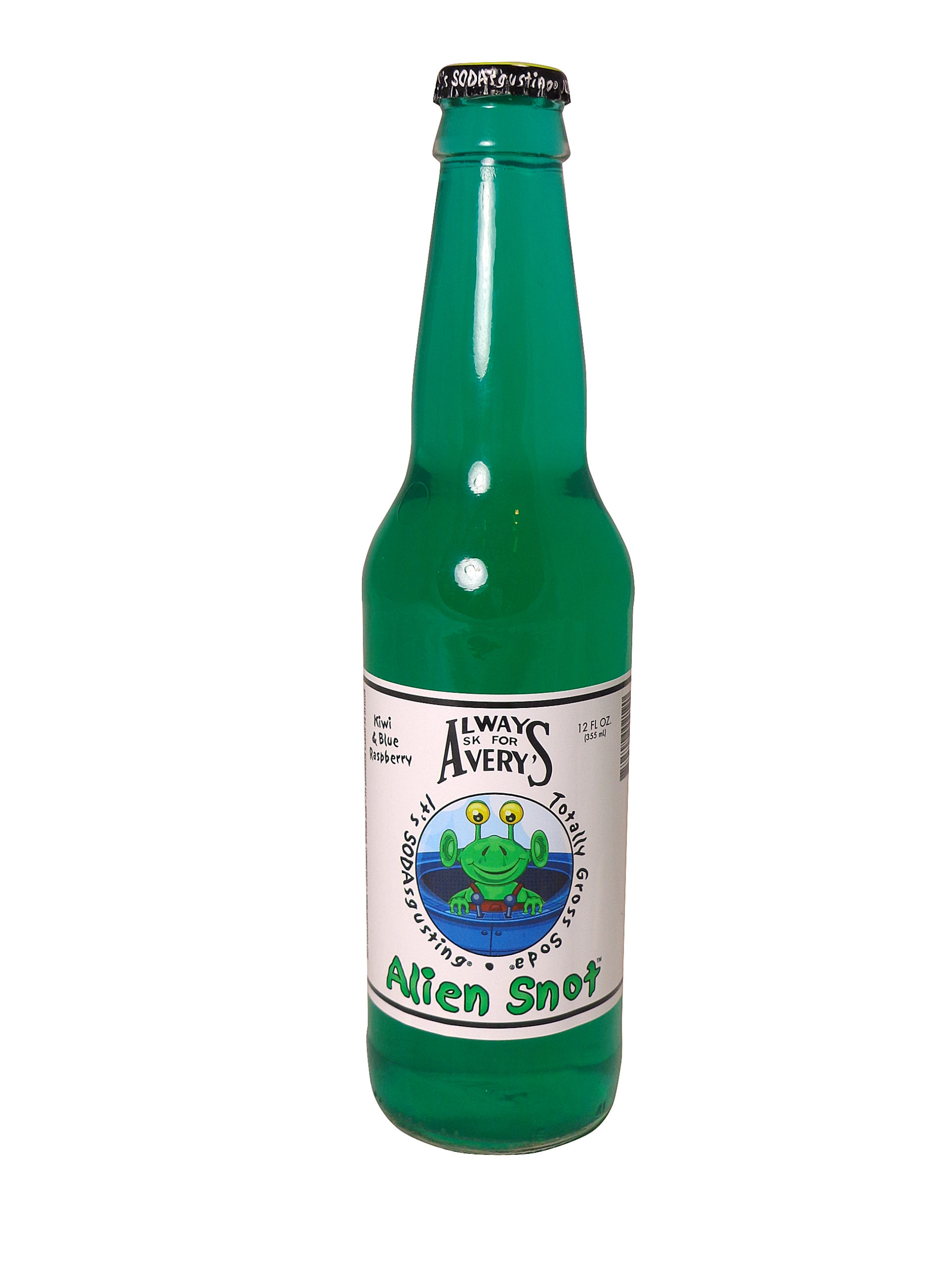 FRESH 12oz Avery’s Alien Snot soda - Soda Emporium