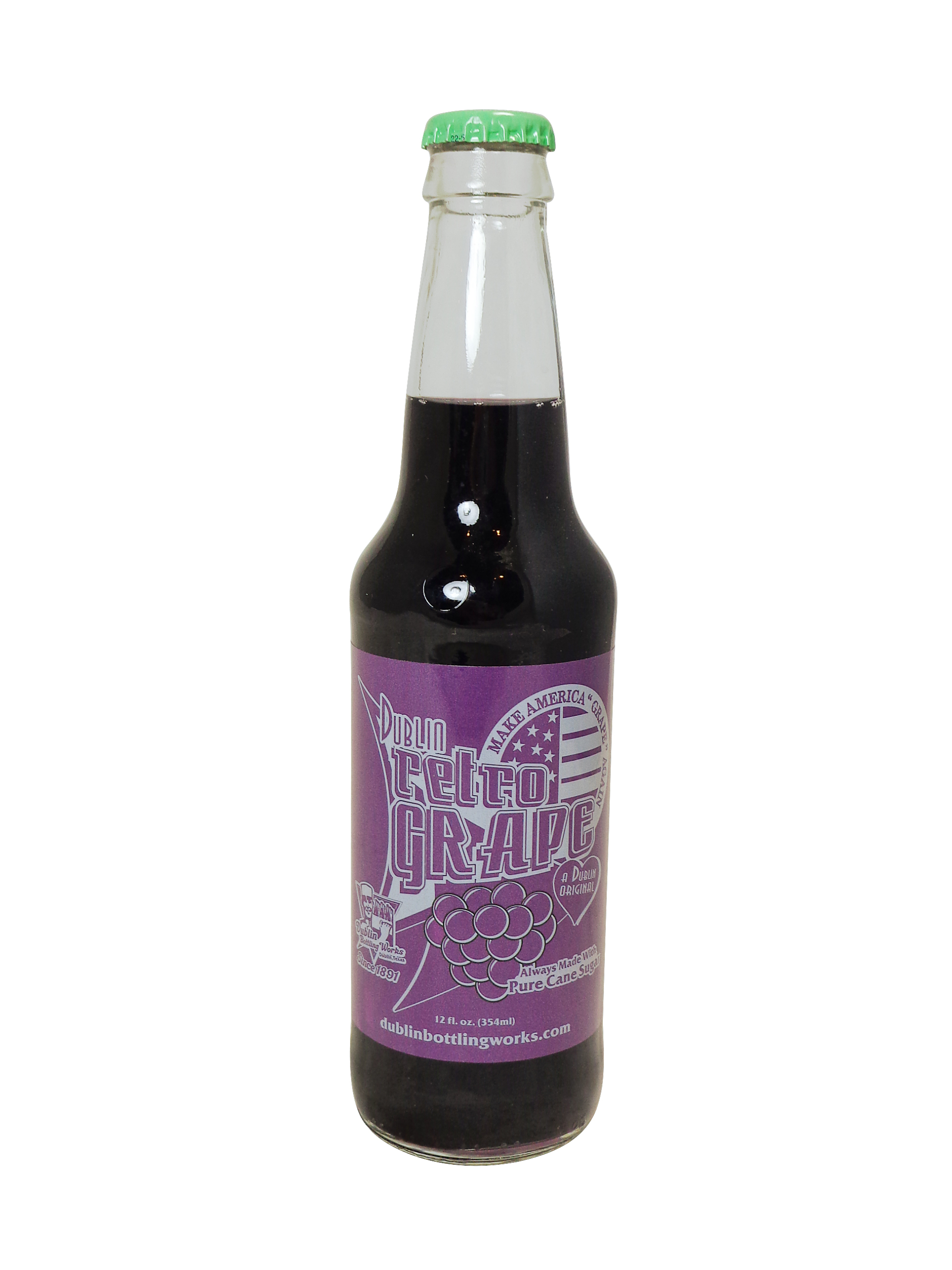 FRESH 12oz Dublin Bottling Works Grape soda - Soda Emporium