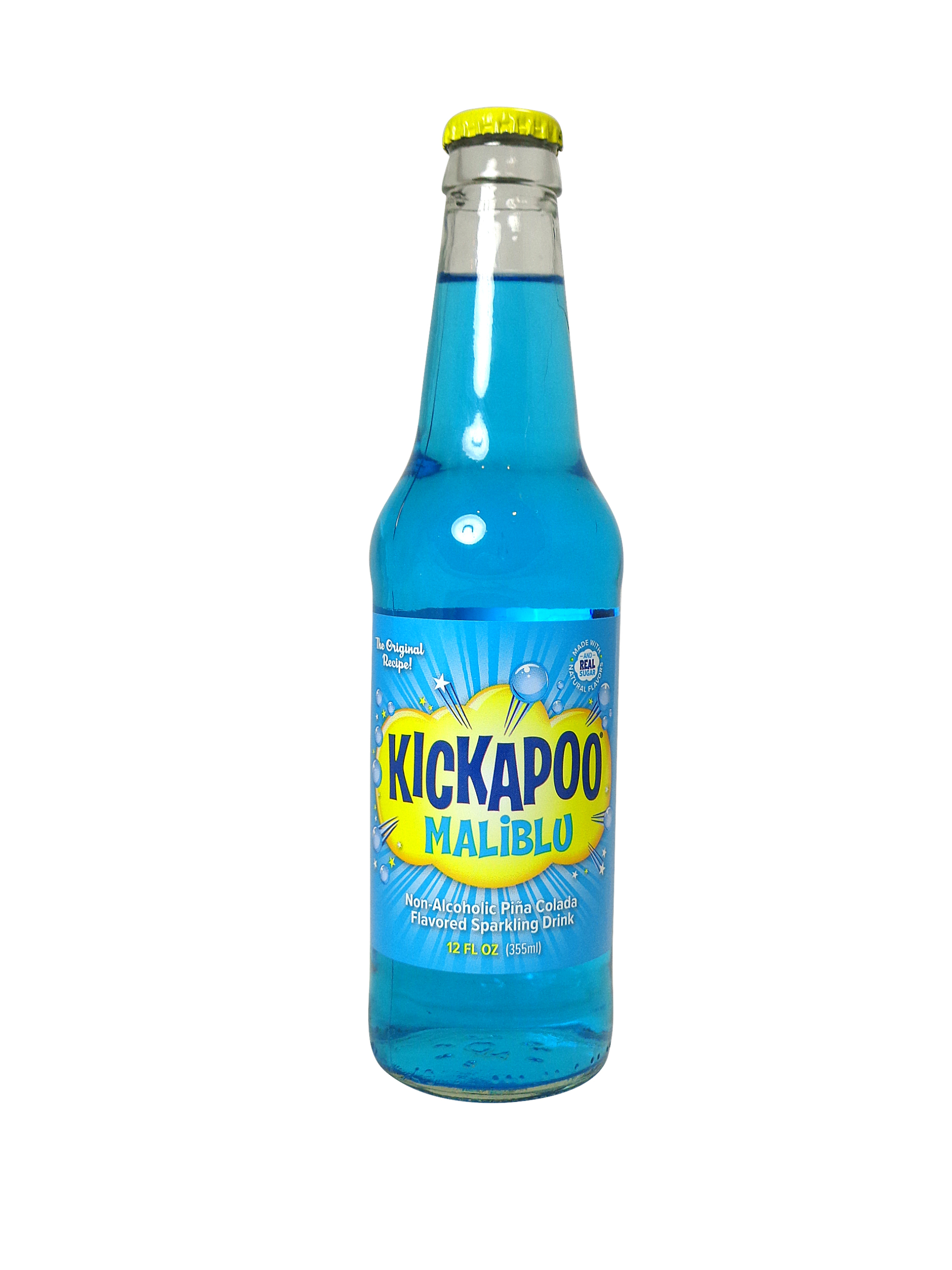 FRESH 12oz Kickapoo Maliblu Soda Pop - Soda Emporium