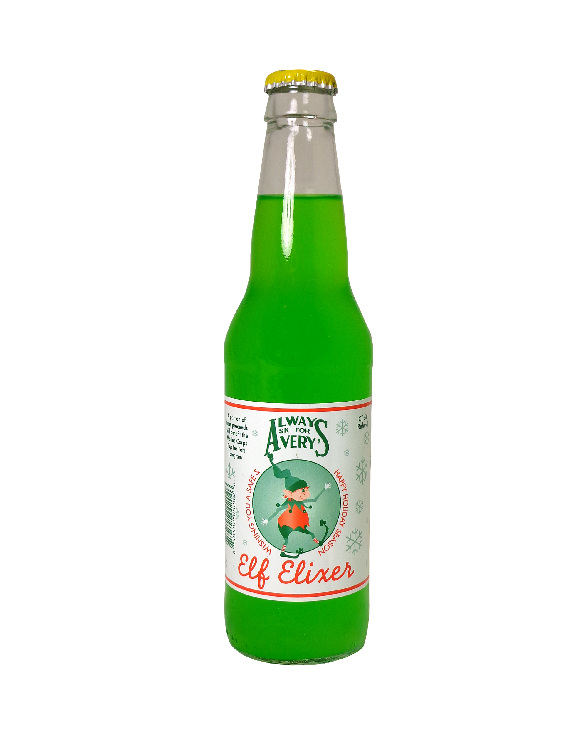 FRESH 12oz Avery's Christmas Elf Elixer soda - Soda Emporium