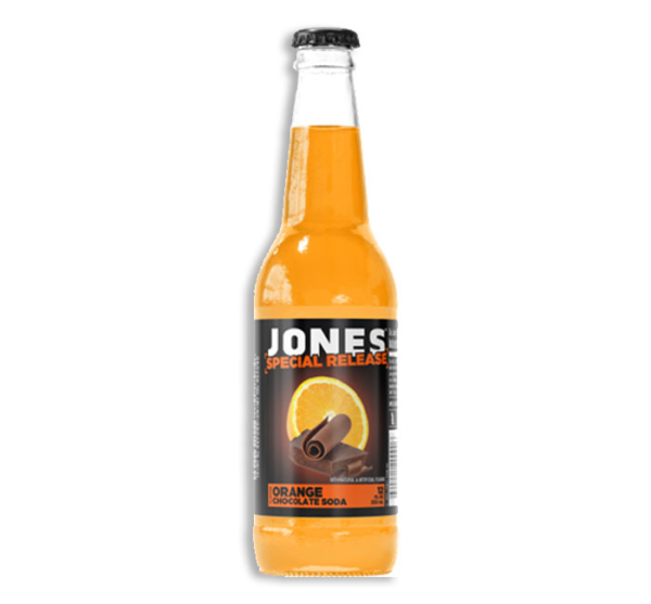 FRESH 12oz Jones Orange Chocolate soda-LIMITED EDITION!!