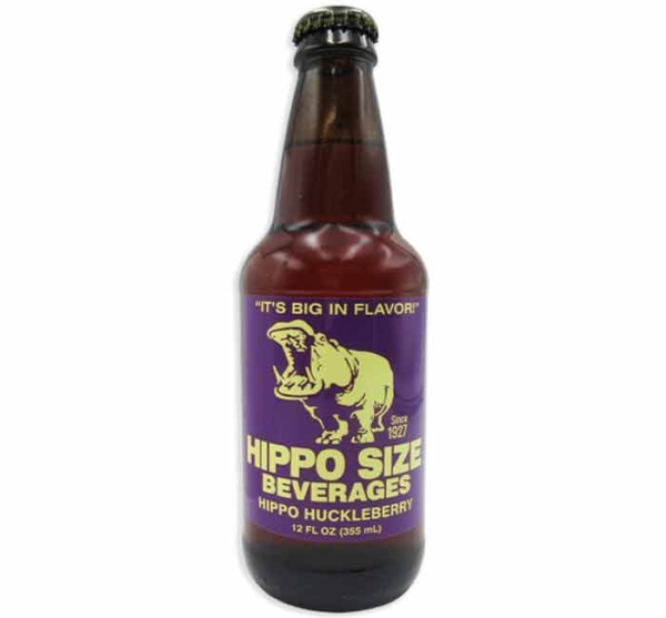 FRESH 12oz Hippo Huckleberry Soda - Soda Emporium