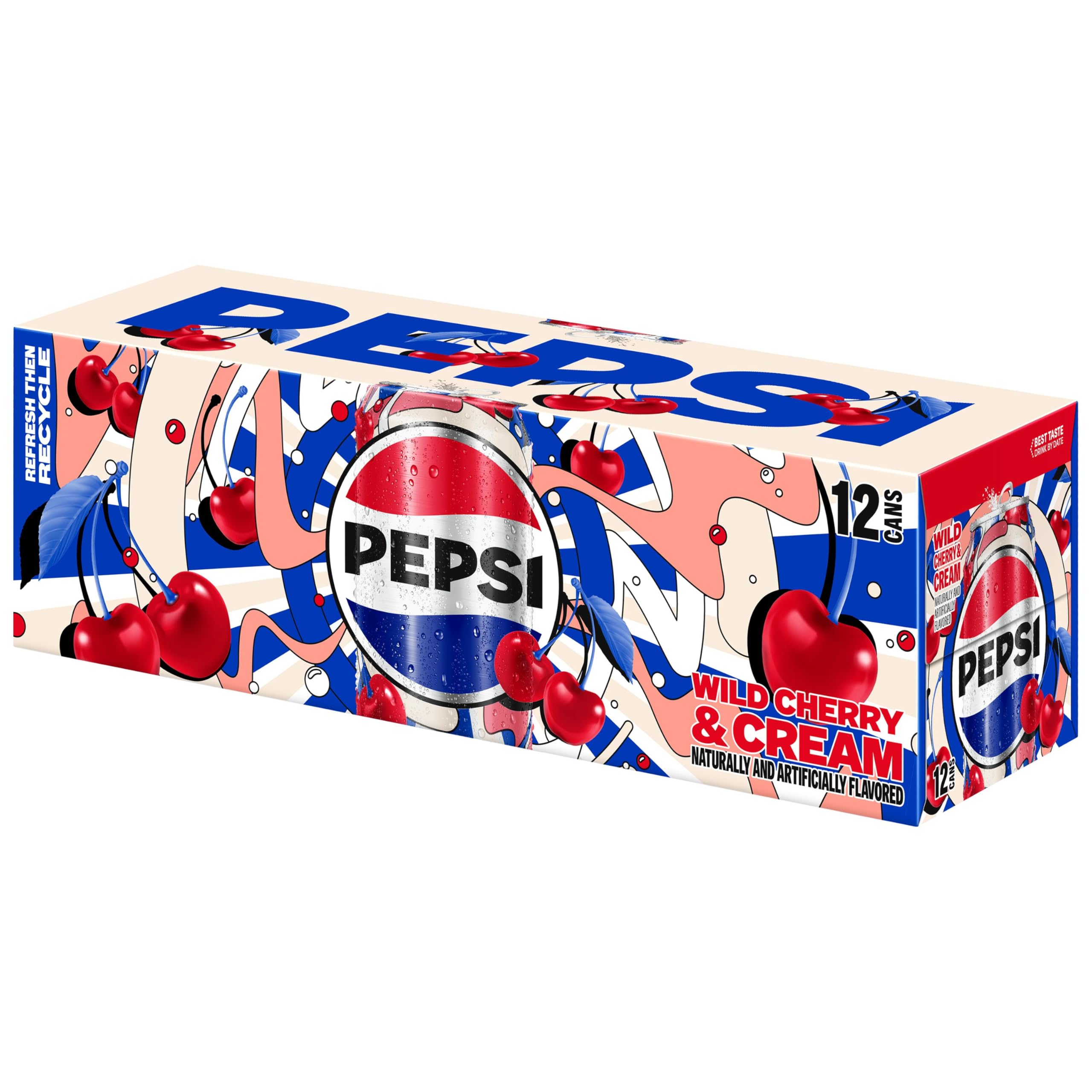 FRESH 12 Pk Pepsi Cherry and Cream – BRAND NEW!! - Soda Emporium