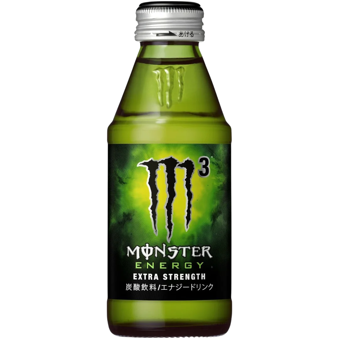 FRESH 5.1oz Monster Energy M3 Glass Bottle from Japan-VERY RARE ...